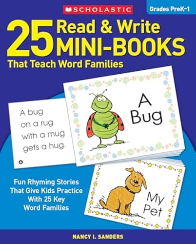 25 Read & Write Mini-Books That Teach Word Families: Fun Rhyming ...