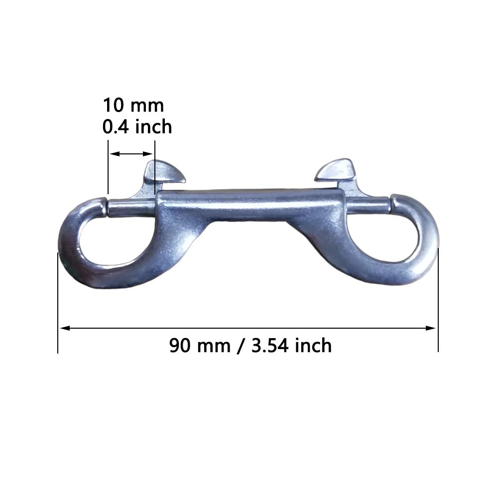 Towntrek 316 Stainless Steel Bolt Snaps Hook Heavy Duty Double Ended ...