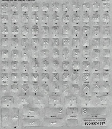 Braille Keyboard Sticker Label Kit: Amazon.co.uk: Computers & Accessories