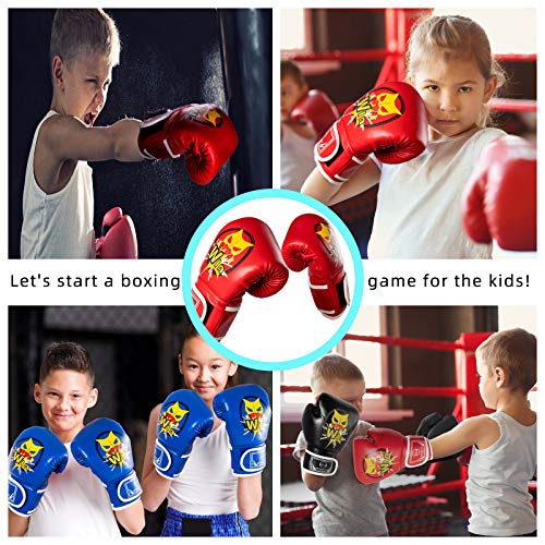 WIIDALSS Kids Boxing Gloves, Boxing Gloves for Kids 5-12, Youth Boxing ...