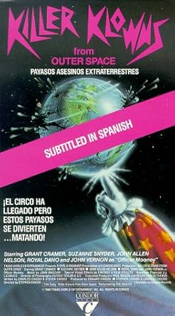 Amazon.co.jp： Killer Klowns from Outer Space [VHS]: Grant Cramer ...