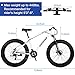 Outroad Fat Tire Mountain Bike 26 inch 21 Speed Grass Sand Bicycle Snow ...