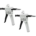Amazon.com: 2Pcs Dispenser Gun 50ml 1:1,2:1 AB Cartridges Epoxy Gun, Adhesive Impression Gun ...