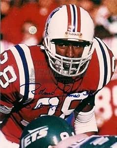Amazon.com: Roland James New England Patriots signed autographed 8x10 ...