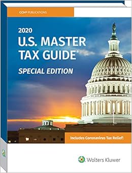U.S. Master Tax Guide, 2020, Special Edition: CCH Tax Law Editors: 9780808054184: Amazon.com: Books