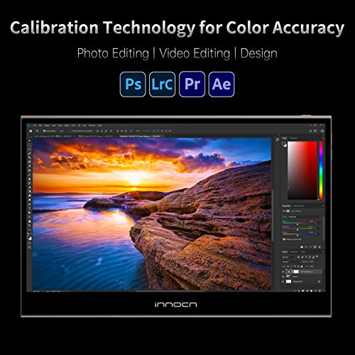 INNOCN Portable Monitor 13.3" OLED Full HD 1080P 100% DCI-P3 1MS 100000 ...