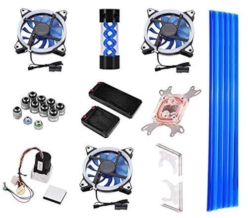Diyeeni DIY PC Water Cooling Kit, CPU Liquid Cooling Systems Including ...