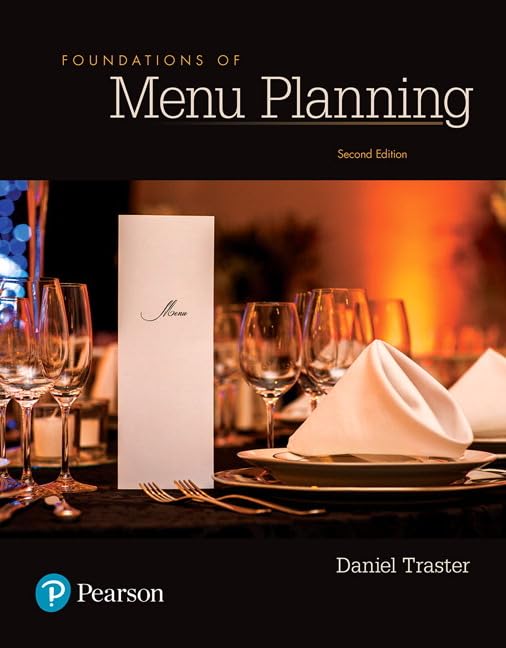 Mua Foundations of Menu Planning (What's New in Culinary & Hospitality ...