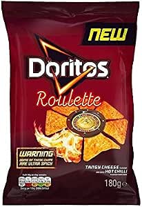 Doritos Ruleta Chips De Tortilla Caliente 180G - Paquete de 6: Amazon ...