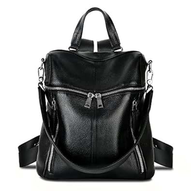 Backpacks for Women Large Capacity Leather School Bag Shoulder Bags ...