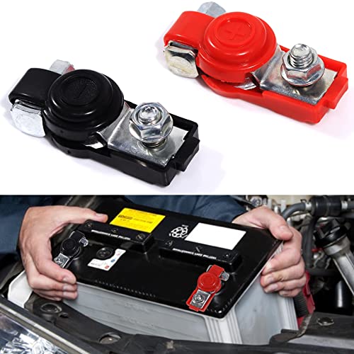 1 Pair Universal Negative and Positive Battery Cable Terminals, Copper ...