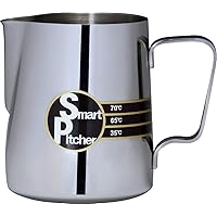 Amazon.com: SMART PITCHER Espresso Coffee Milk Frothing Pitcher With ...
