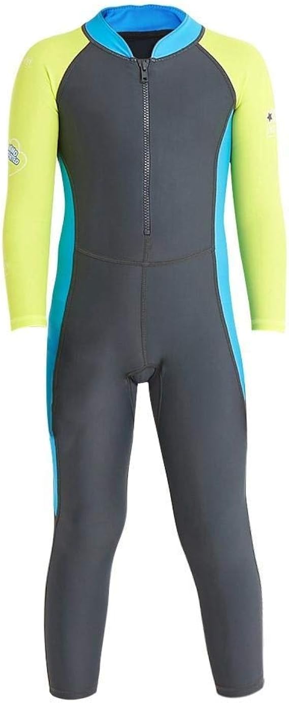 Kinder Taucheranzug, Langarm Nylon Spandex Einteilige Neoprenanzüge für ...