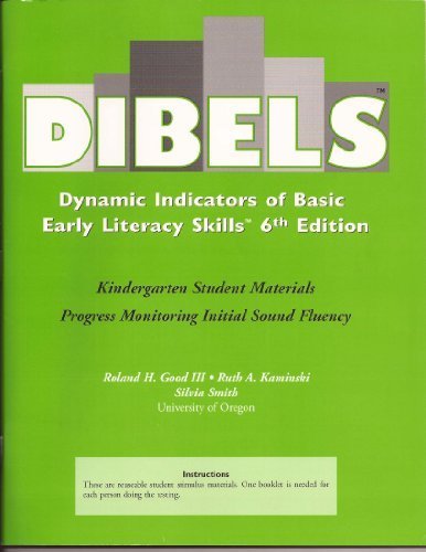 Dibels: Dynamic Indicators of Basic Early Literacy Skills 6th Edition ...
