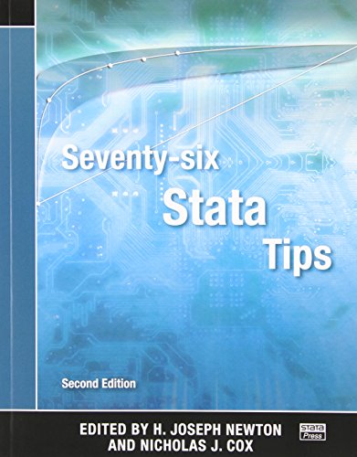 Amazon.com: Seventy-six Stata Tips, 2nd Edition: 9781597180719: Newton ...