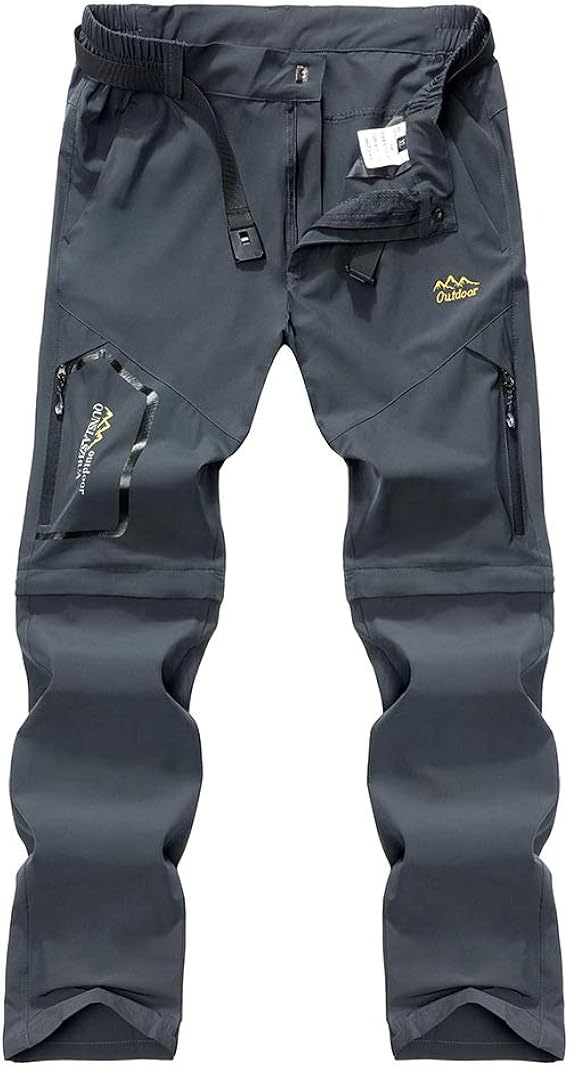 DAPAIZI Pantalones De Senderismo para Hombre, Pantalones Cómodos para ...