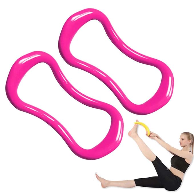 Amazon.com: Sunsign Yoga Ring Pilates Training Ring 2 Pack for Back and ...