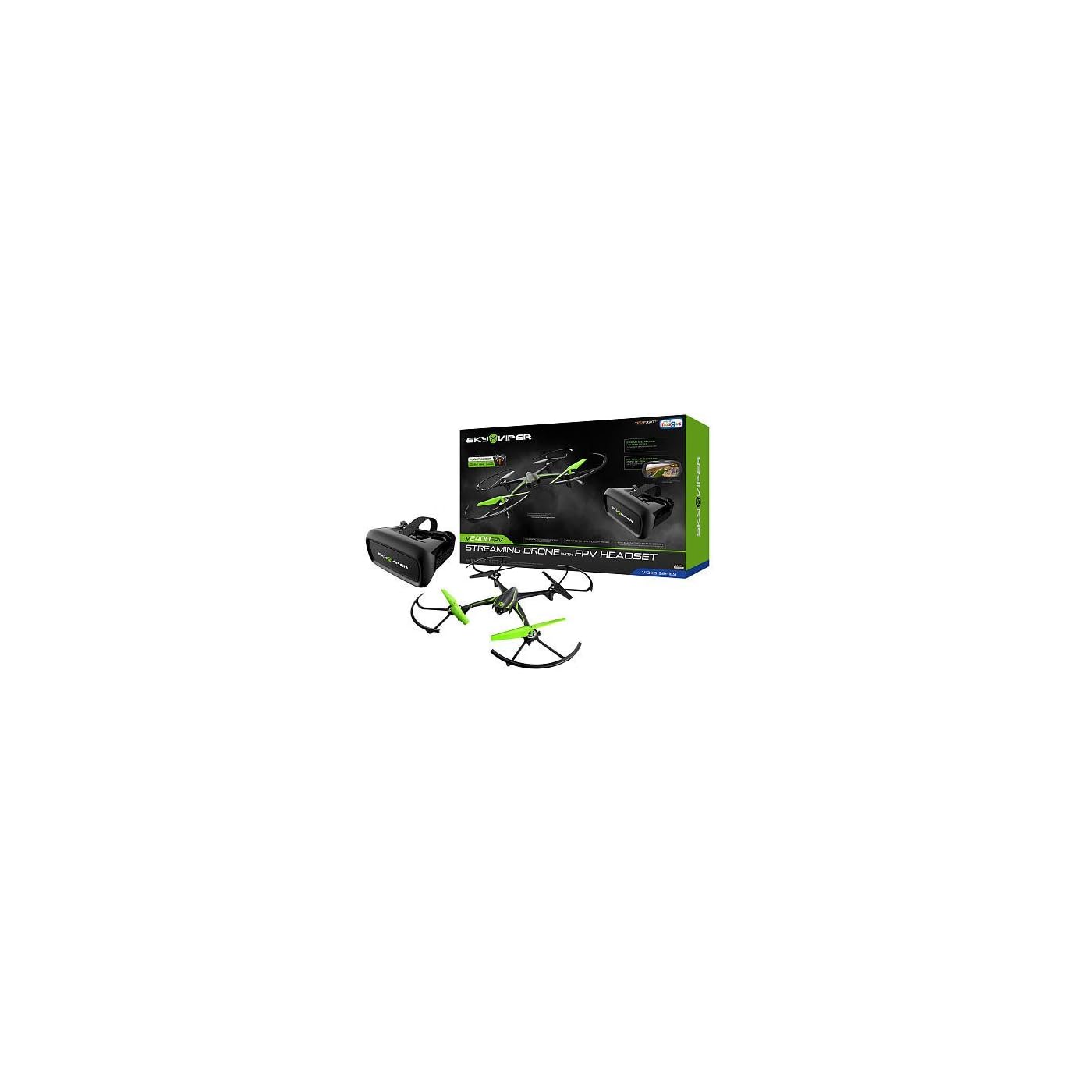 Sky Viper V2400 HD Streaming Drone with FPV Headset - 2.4GHz