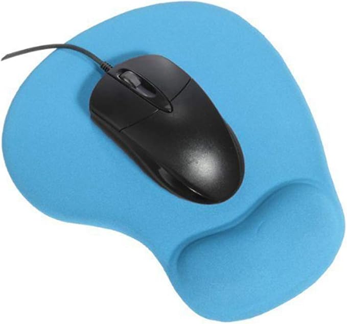 Ergonómica Alfombrilla Ratón con Silicona Apoyo de Muñeca, Almohadilla ...