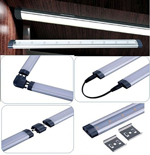 Pack of TWO (2), 12V Dimmable LED Kitchen Cabinet Light Bar - - Amazon.com