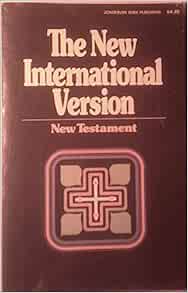 New International Version, New Testament (Holy Bible): New York ...