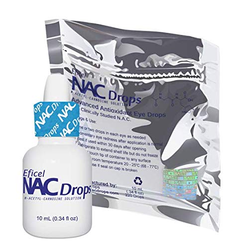 NAC Drops N-Acetyl-Carnosine Antioxidant Anti-Aging Lubricant Eye Drops ...