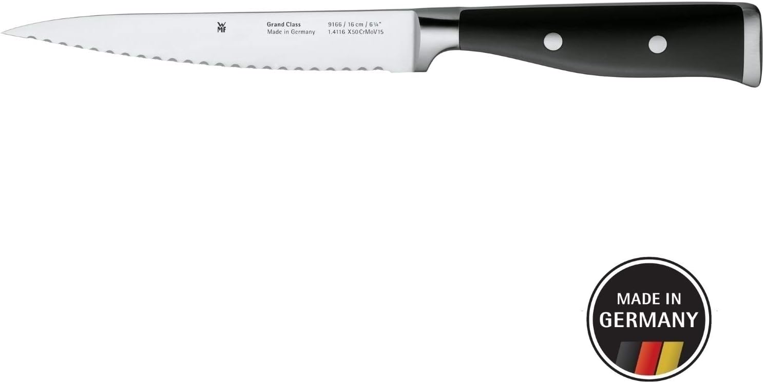 WMF Grand Class Küchenmesser, Wellenschliff, 29 cm, Spezialklingenstahl ...