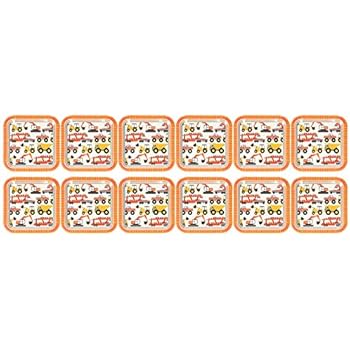 Amazon.com: Meri Meri Party Plates, Big Rig - Large, 12-Pack: Toys & Games