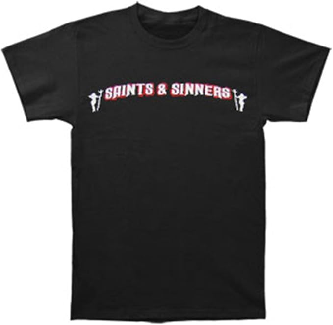 Amazon.com: Saints & Sinners Fest Men's Band T-Shirt Large Black: Clothing