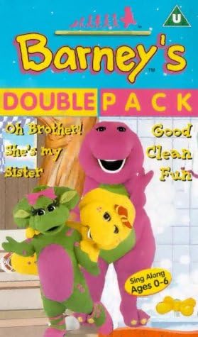 Barney: Oh Brother! She's My Sister / Good Clean Fun [VHS]: Amazon.co ...