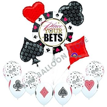 Amazon.com: CASINO NIGHT 13pc Party Balloon decorations: Toys & Games