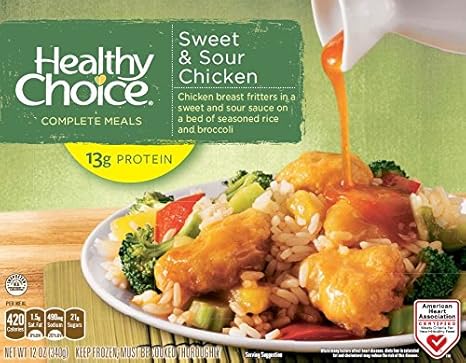 Healthy Choice, Sweet and Sour Chicken, 12 oz (Frozen): Amazon.com ...