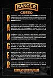 Amazon.com: Army Rangers Creed Poster 18x24 US Military Gifts Ranger ...