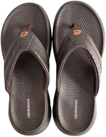 LifeBalance After Workout/Running Active Slippers with Plantar ...