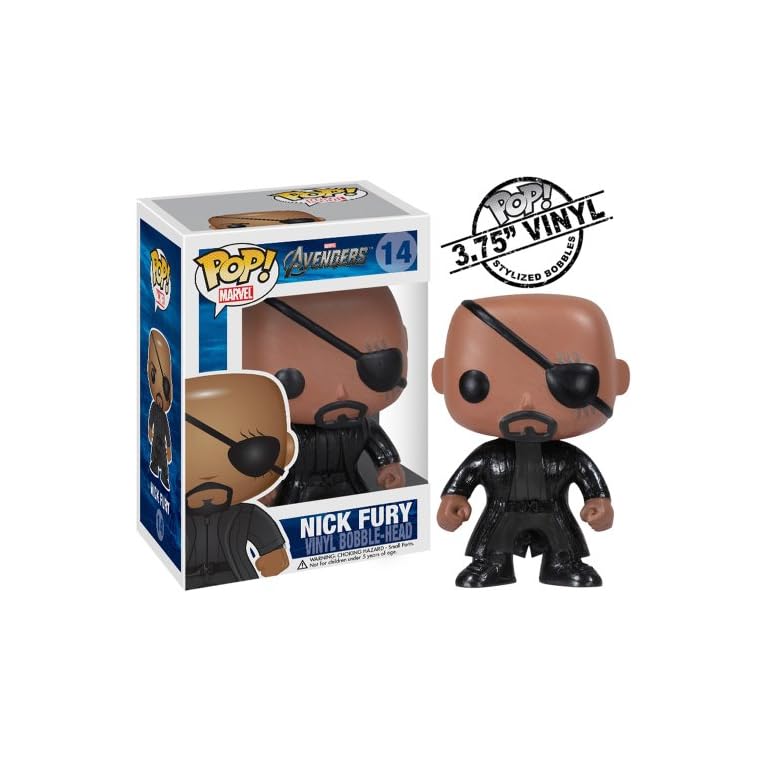 Funko Pop Marvel (Bobble): Avengers - Nick Fury | iDisneyplus - Amazing ...