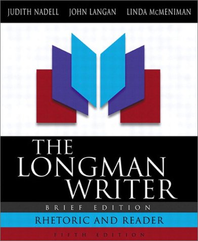 Amazon.com: The Longman Writer: Rhetoric and Reader (Brief 5th Edition ...