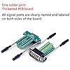 ANMBEST DB15 Solderless Serial to 15-pin Port Terminal Female Adapter Connector Breakout Board ...