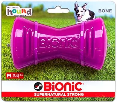 Bionic by Outward Hound Tough Dog Bone, Durable Chew Toy for Dogs ...