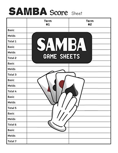 Samba Game Sheets: Samba Score Sheets: Washburn, Shane: 9781698906355 ...