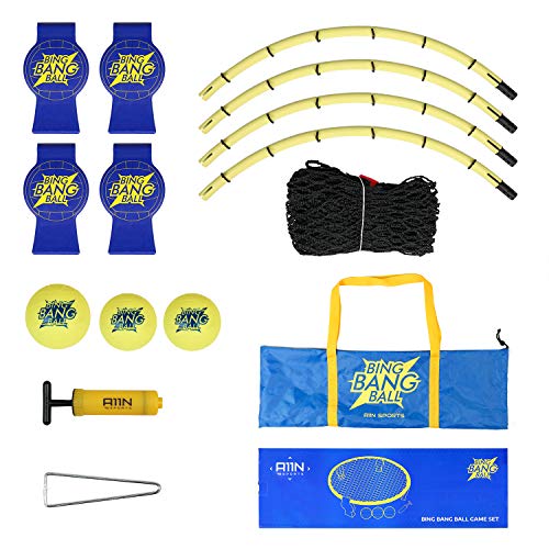 A11N Bing Bang Ball Game Set - Includes Playing Net, 3 Balls, Bag and ...