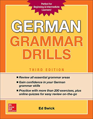Amazon.com: German Grammar Drills, Third Edition: 9781260116250: Swick ...
