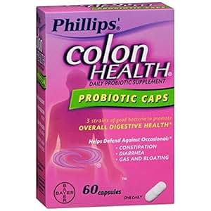Amazon.com: Phillips Colon Health Probiotic Caps 60 ea: Health ...