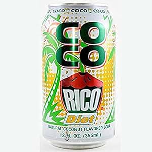 Amazon.com : Coco Rico Diet Soda 12 oz - 6 pack : Grocery & Gourmet Food