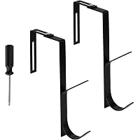 Amazon.com: 2pcs Adjustable Cubicle Wall Hooks, Metal Cubicle Door Coat ...