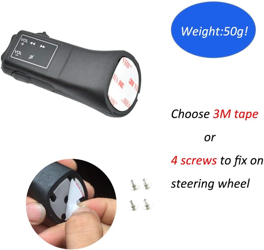 REARMASTER® Steering Wheel Mounted Control, universal for Universal Car ...