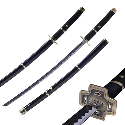 40" Roronoa Zoro Metal Yubashiri Swords,Japanese Anime Samurai Cosplay ...