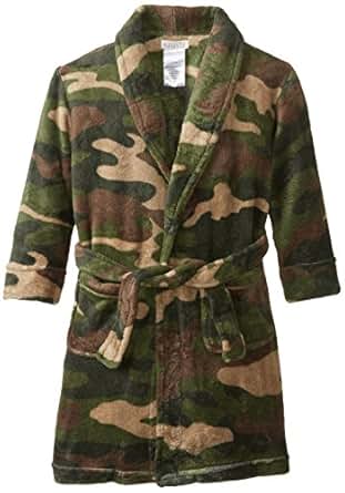 Amazon.com: Komar Kids Big Boys' Cozy Fleece Camo Bathrobe, Green ...
