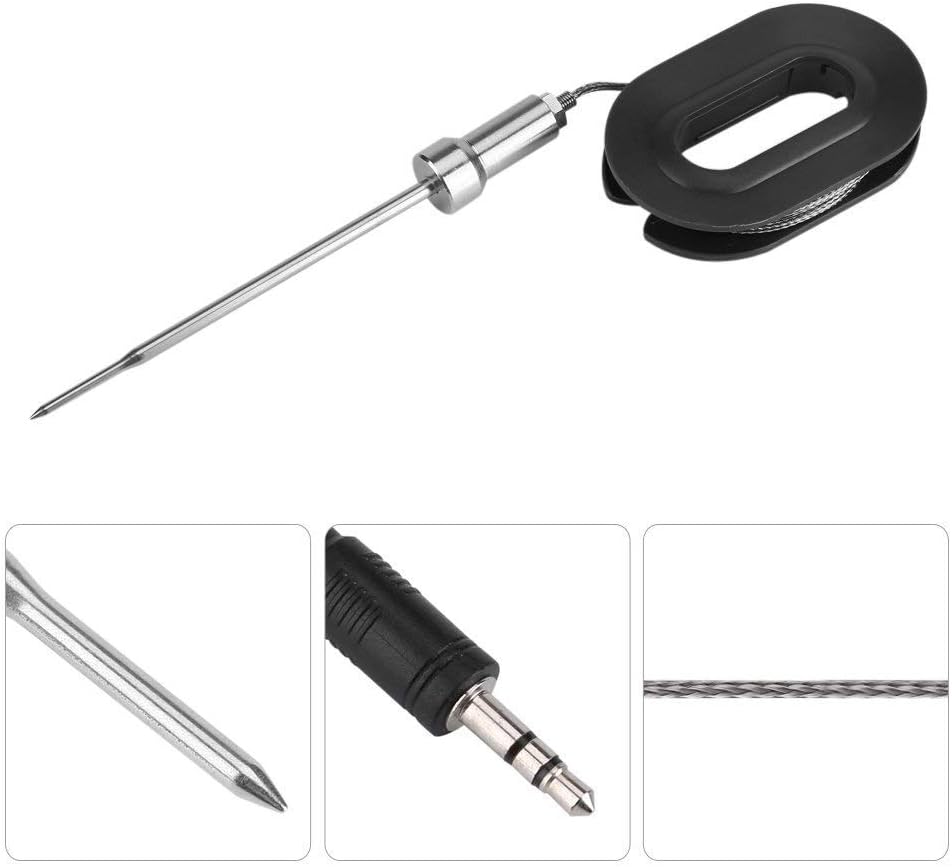 Yosoo BBQ Thermometer Probe Stainless Steel Replacement Probes ...