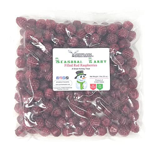 Red Raspberries, Filled Hard Candy, 2 Lbs. | Pricepulse