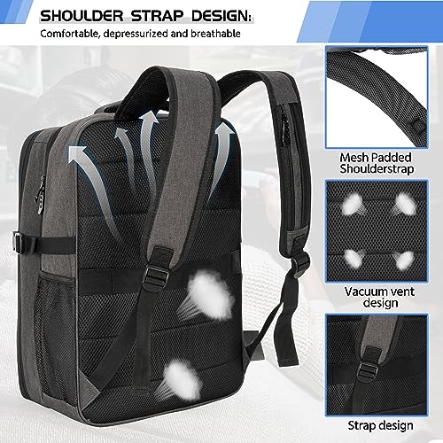 AKOZLIN Travel Gaming Console Backpack Compatible With Play Stantion 5 ...
